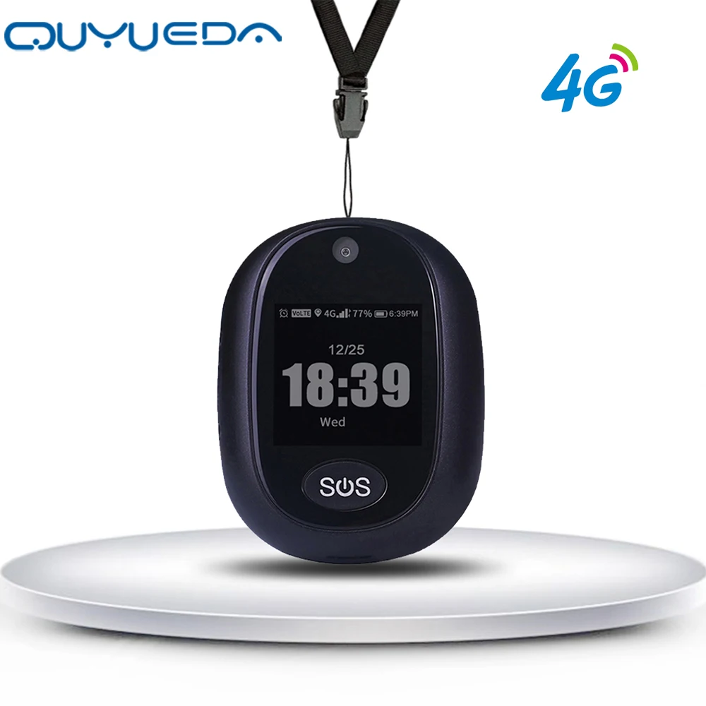 4G-Smart-GPS-Tracking-Pendant-for-Elderly-Waterproof-SOS-Tracker-Device ...