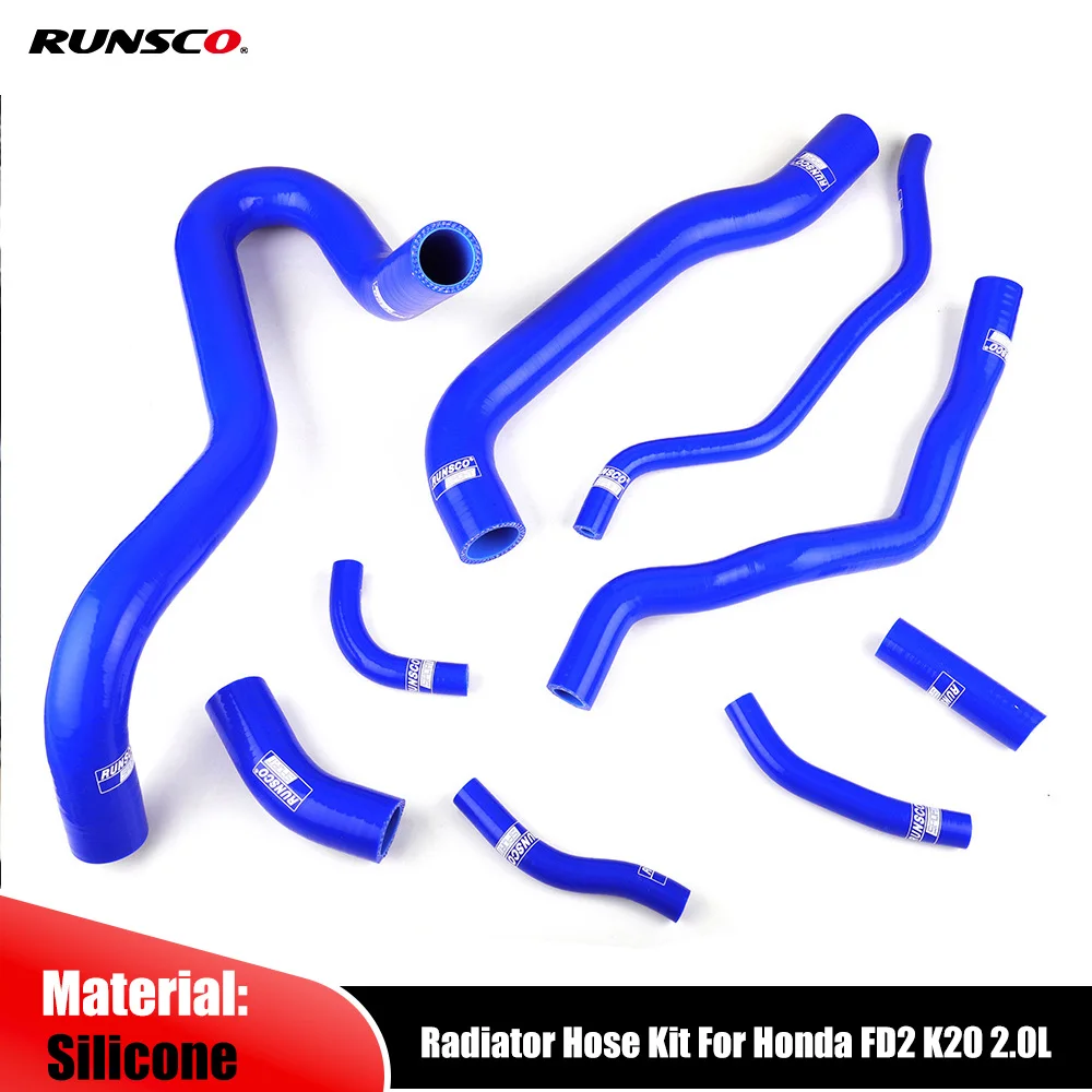 Silicone-Coolant-Radiator-Hose-Kit-for-Honda-Civic-FD2-FG2-K20-2-0L ...