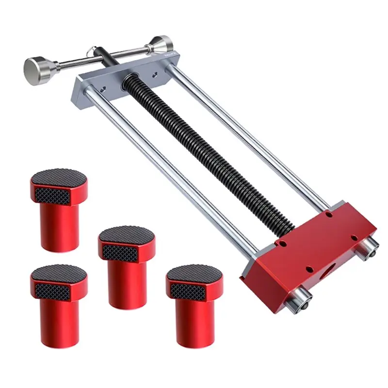 ABBO-Workbench Front Inertia Vise 4Pcs 19Mm Bench Dogs Clamp Set With ...