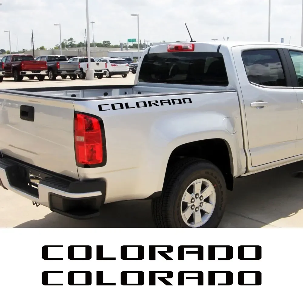 Pickup-Rear-Trunk-Side-Decals-For-Chevrolet-Colorado-Car-Stickers-Truck ...