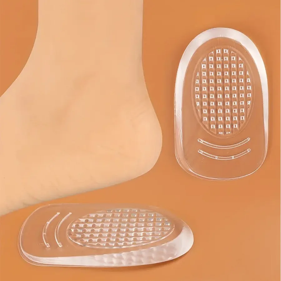 2 Pairs GEL Heel Pad, Thickened Shock Absorption, Anti Abrasion, With ...