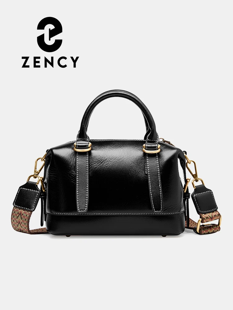 Zency-Women-s-Classic-Cowhide-Leather-Boston-Bag-Crossbody-Bag-Large ...