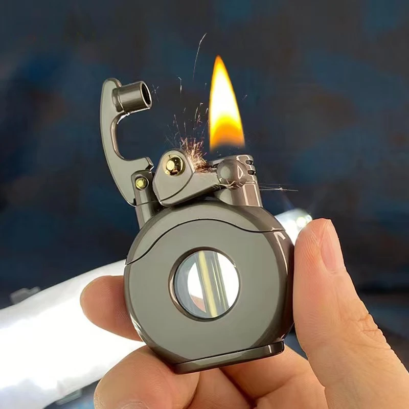 Creative-Transparent-Fuel-Tank-Visible-Lighter-Rocker-Grinding-Wheel ...
