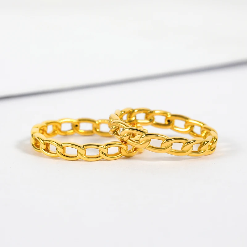 Pure-Gold-Ring-Band-For-Women-Real-24K-Yellow-Gold-3D-Hard-Gold-5G ...