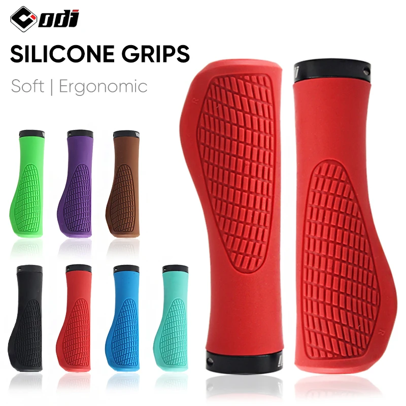 Bicycle-Grips-Soft-Rubber-For-MTB-Mountain-Bike-Shockproof-Anti-Slip ...