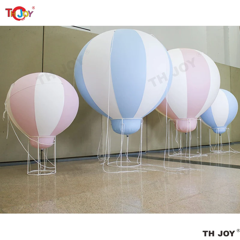1.5m(5ft) PVC half hot air balloon inflatable hanging balloons for baby ...