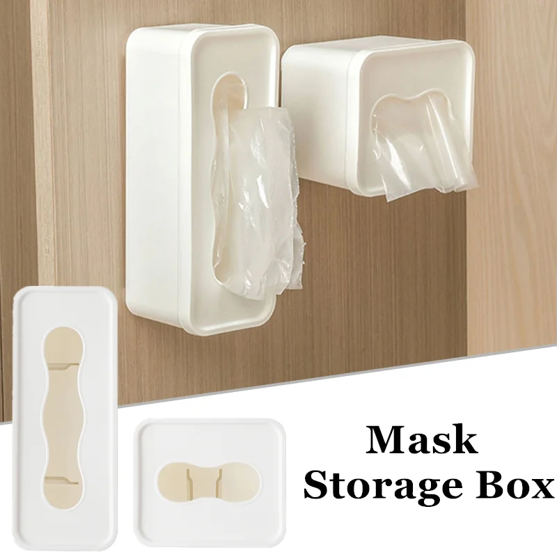 Wall-Mounted-Mask-Storage-Box-Garbage-Bag-Storage-Container-for-Plastic ...