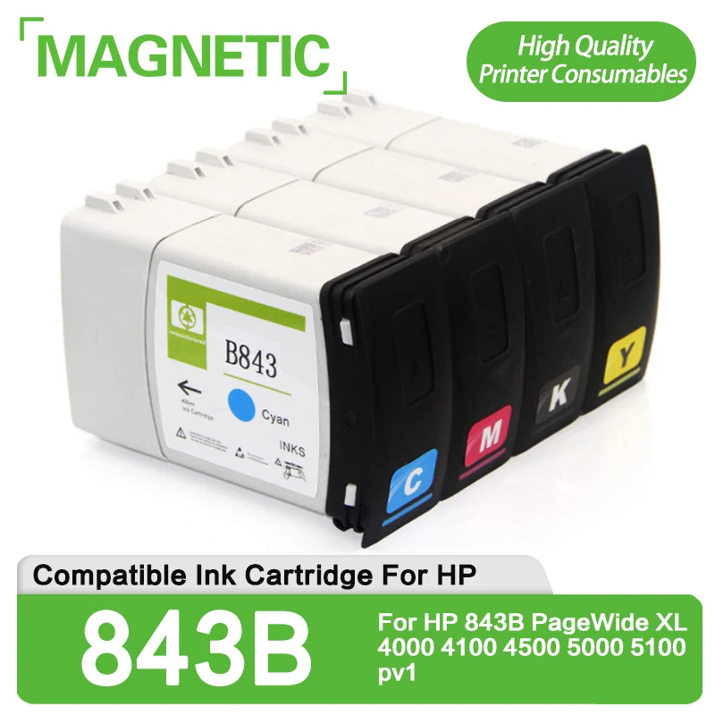 1PCS-For-HP-843-843B-Compatible-Ink-Cartridge-With-Full-Pigment-Ink-For ...