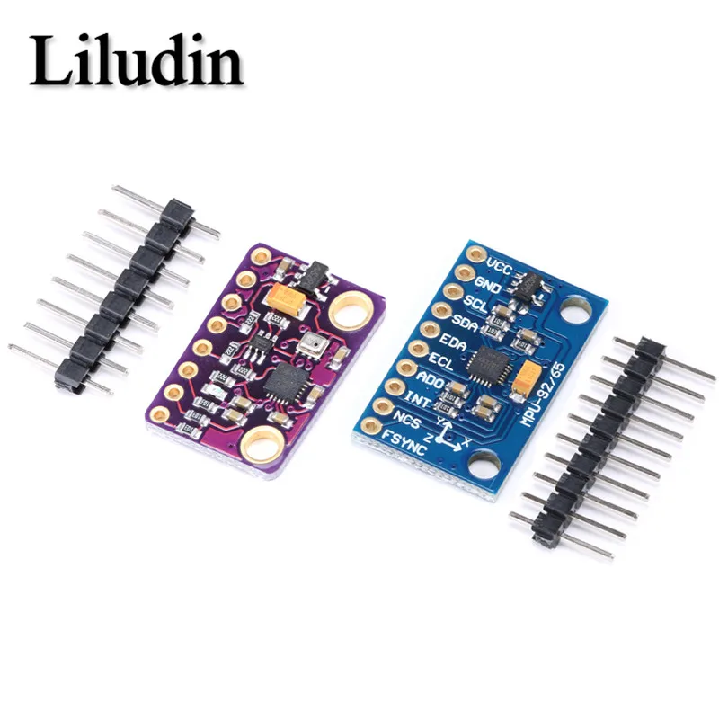 SPI-IIC-GY-9250-BMP280-GY-91-MPU-9250-9-Axis-10DOF-Attitude-Gyro ...