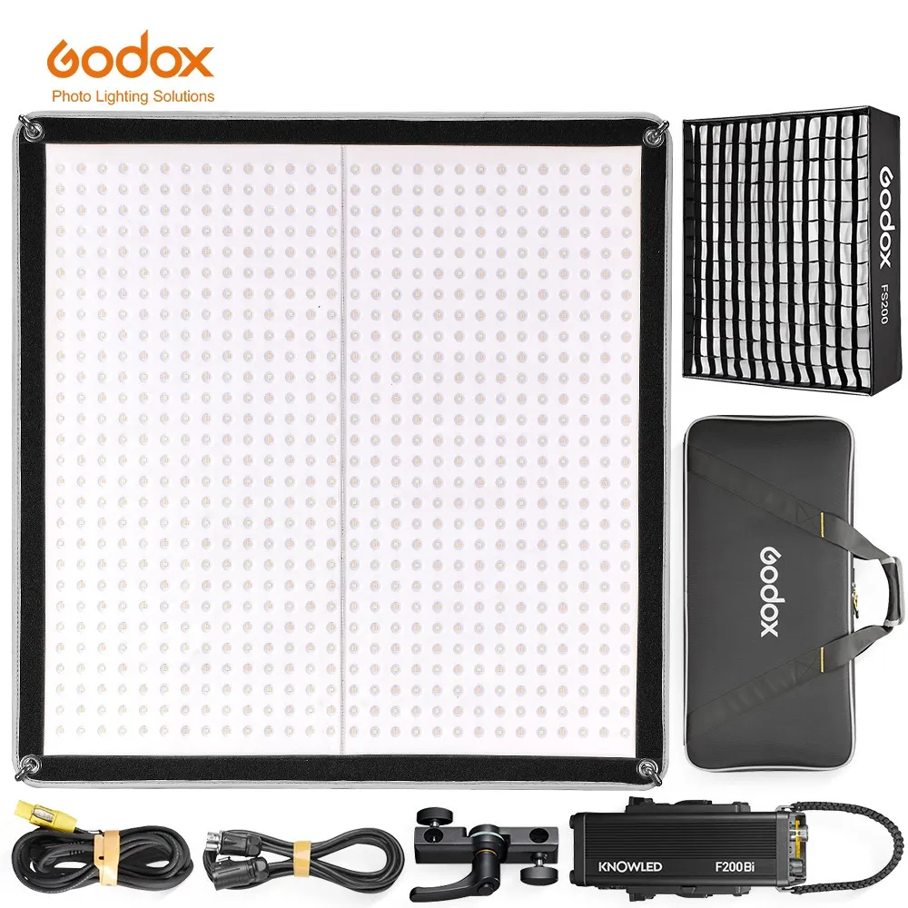 Godox-KNOWLED-F200Bi-F400Bi-F600Bi-Flexible-LED-Mat-2700K-8500K-Bi ...