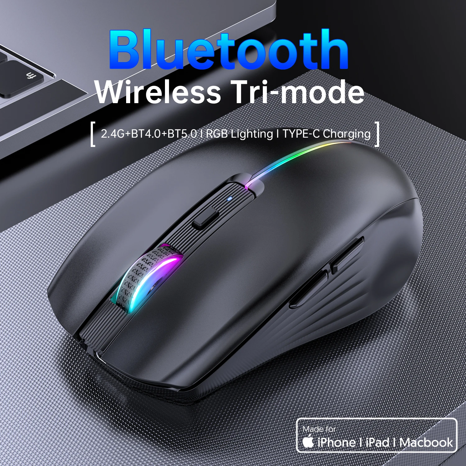 Rat-n-inal-mbrico-recargable-tipo-c-perif-rico-con-Bluetooth-RGB-USB ...