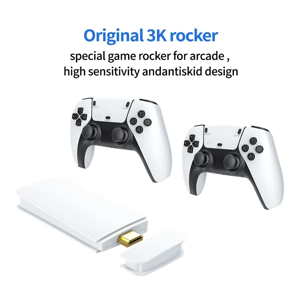 M15 Retro Game 2.4g Dual Wireless Handle Game Stick 4k 60fps Hdmi ...