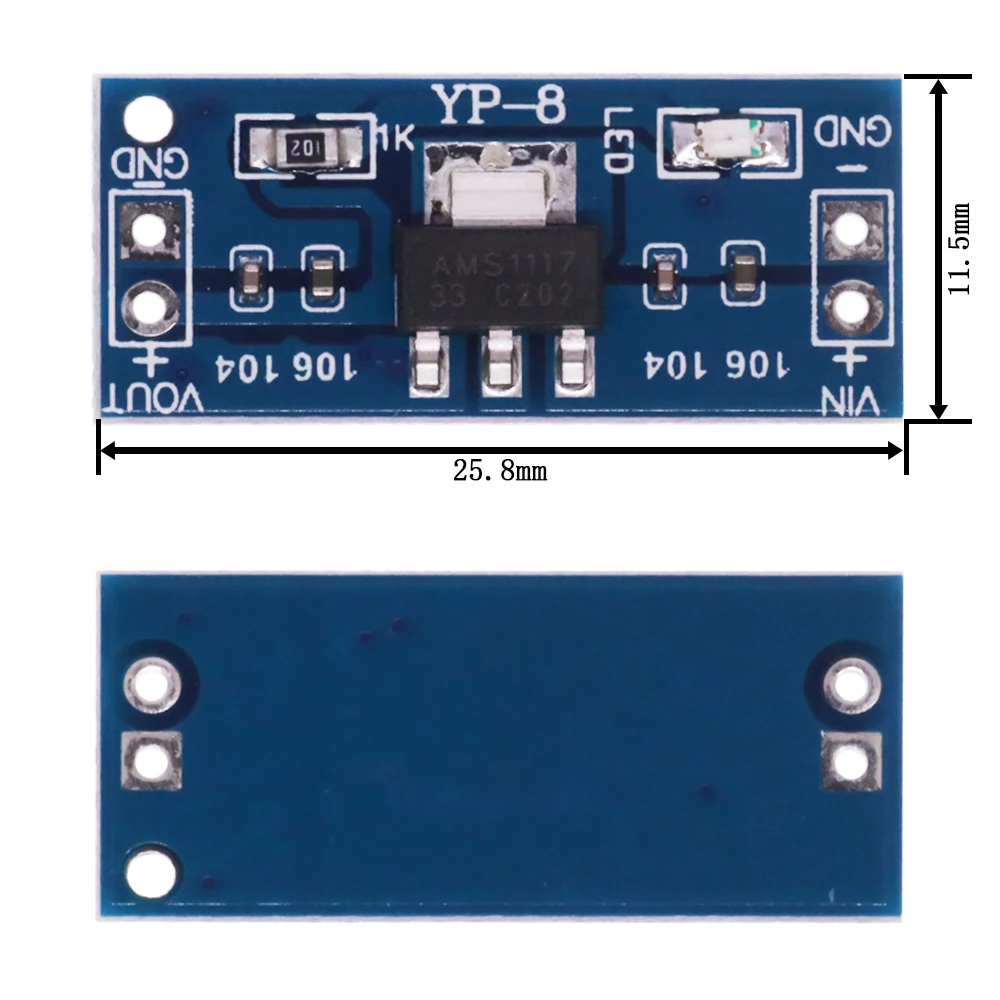 Generic Mini 1117 5v To 3.3v For Dc-Dc Step-Down Supply Buck Module Ldo ...