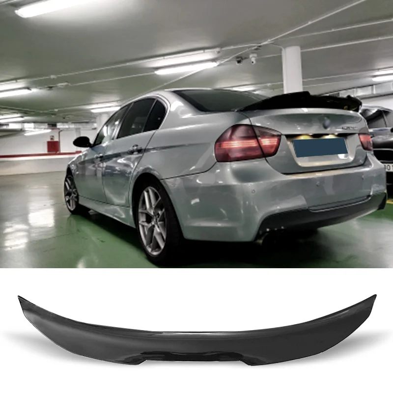 Black Spoiler for BMW 3 Series E90 2005 - 2012 Year Type PSM Carbon ...
