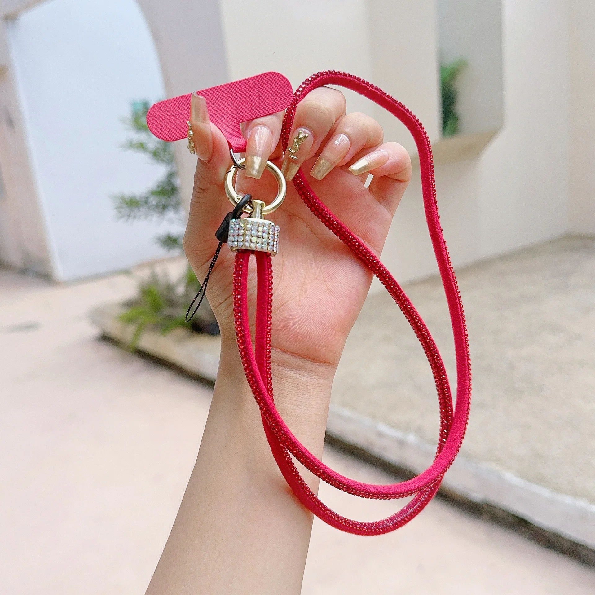 Luxury-Diamond-Cell-Phone-Pendant-Lanyard-Charm-Crystal-Jewelry-Phone ...