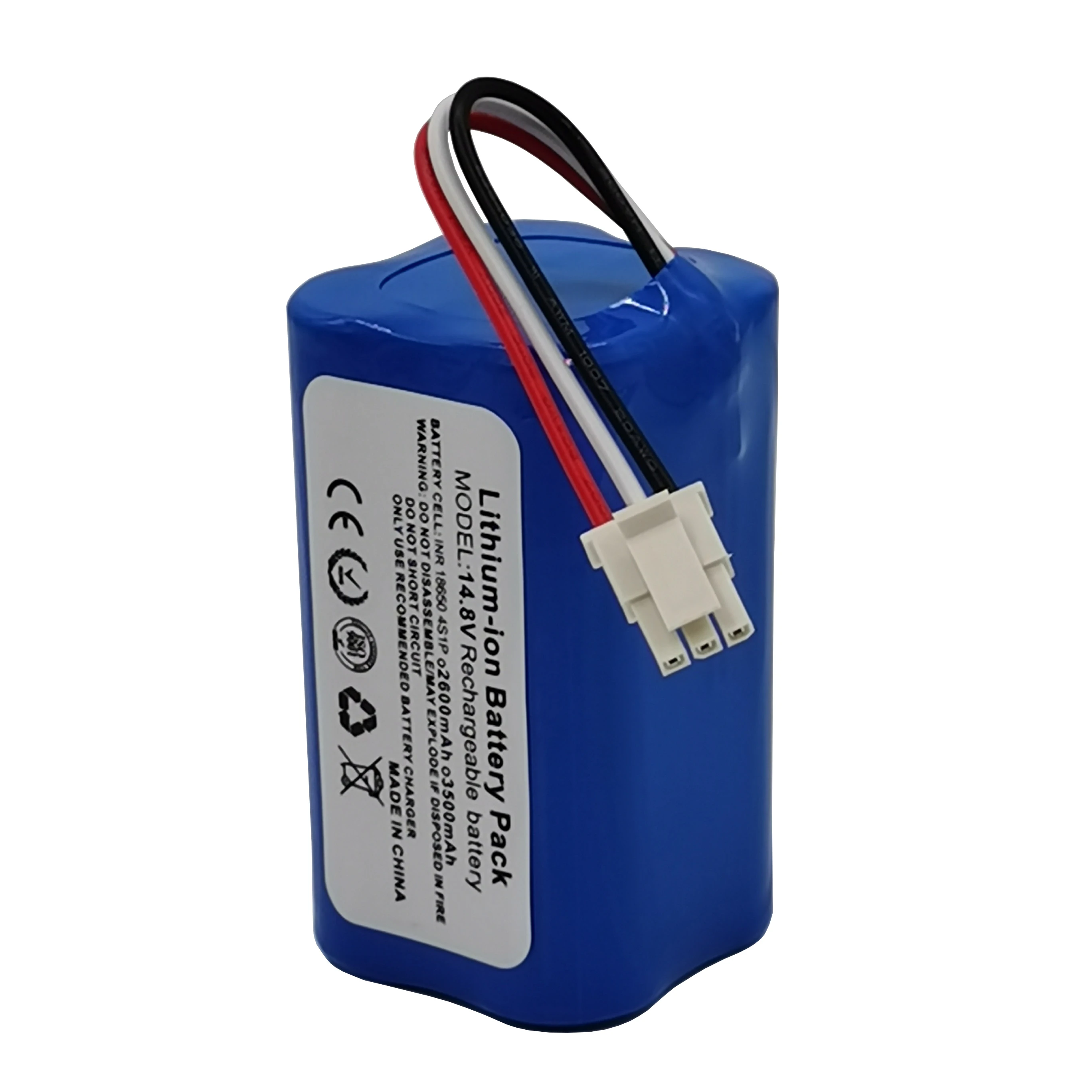 14.4V 14.8V 3500mAh 2600mAh 18650 Li Ion Cylindrical Rechargeable ...