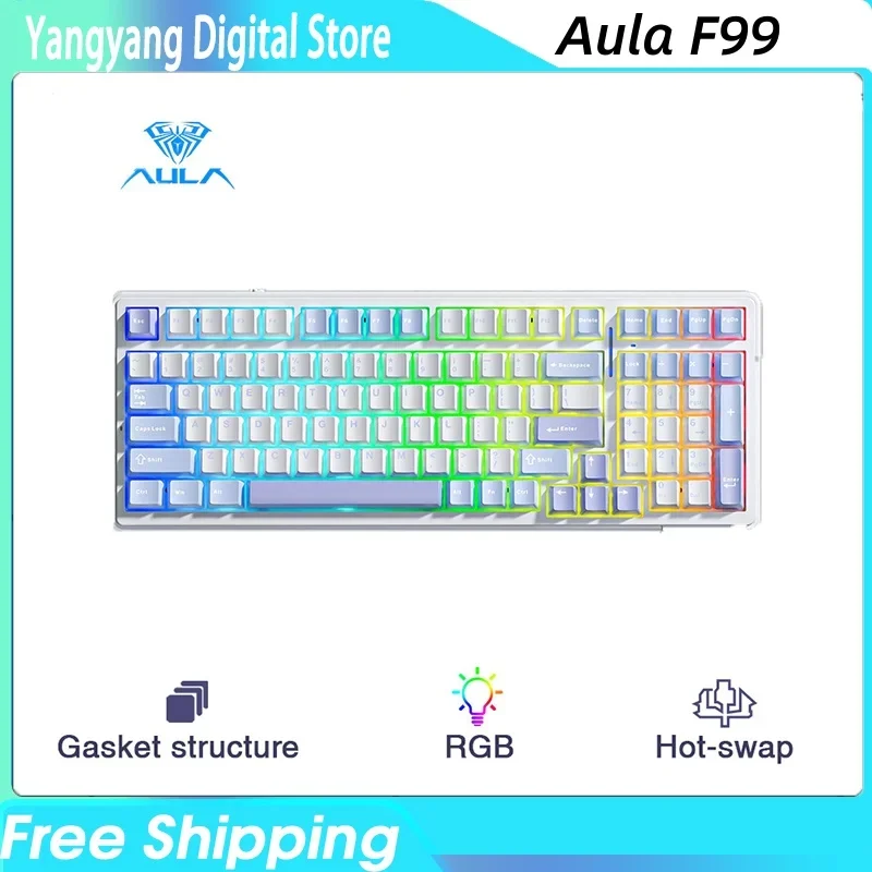 Aula-F99-Keyboard-Customized-Mechanical-Keyboard-Game-Structure-Full ...