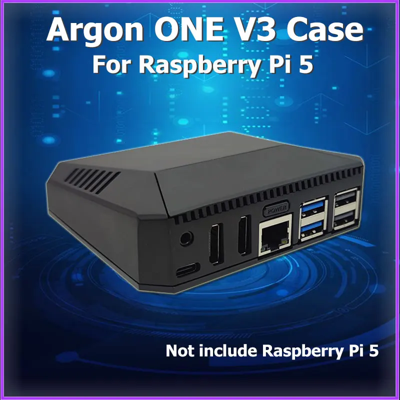 Argon-ONE-V3-Case-for-Raspberry-Pi-5-Aluminum-Shell-Built-in-Cooling ...