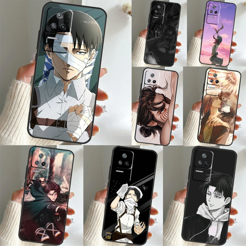 Anime Attack On Titan Case For POCO F5 X5 X3 Pro F3 F4 X4 GT M4 M5 Back ...