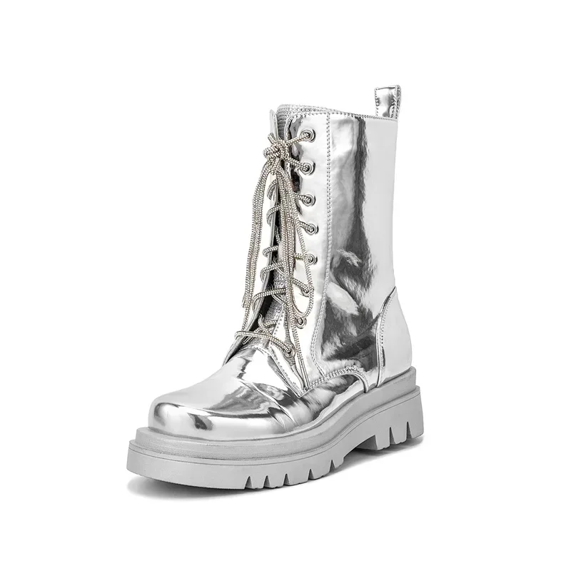 Botas-de-manga-m-dia-com-diamante-europeu-e-americano-fivela-de-metal ...