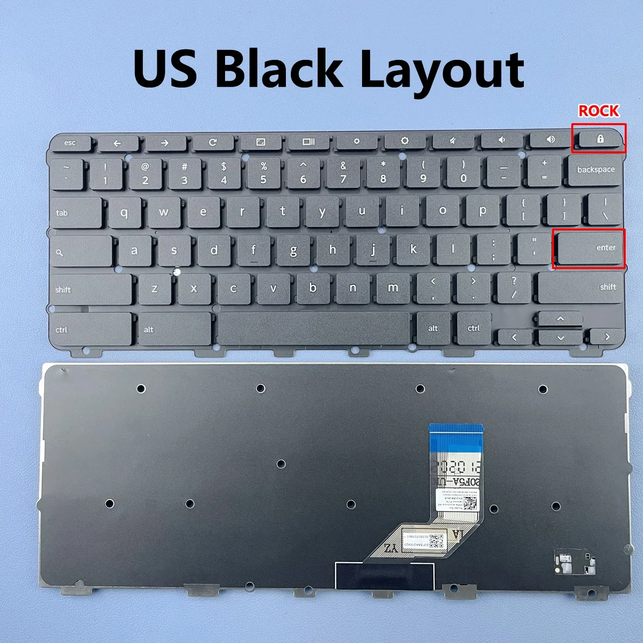 US Nordic Keyboard For Lenovo Chromebook&Windows 100e 81er N24, 100e ...