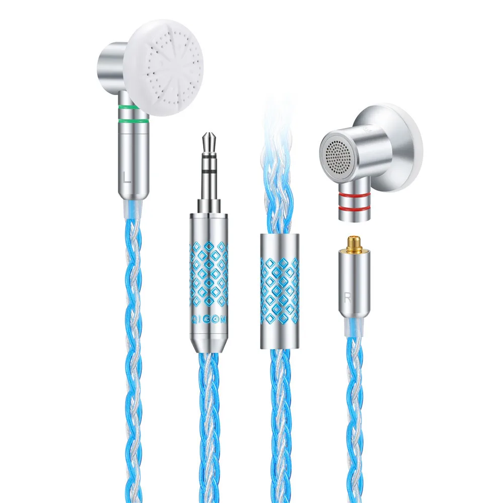 QIGOM-S130A-130-ohm-Beryllium-membrane-Driver-In-Ear-Flat-Head-Earbuds ...