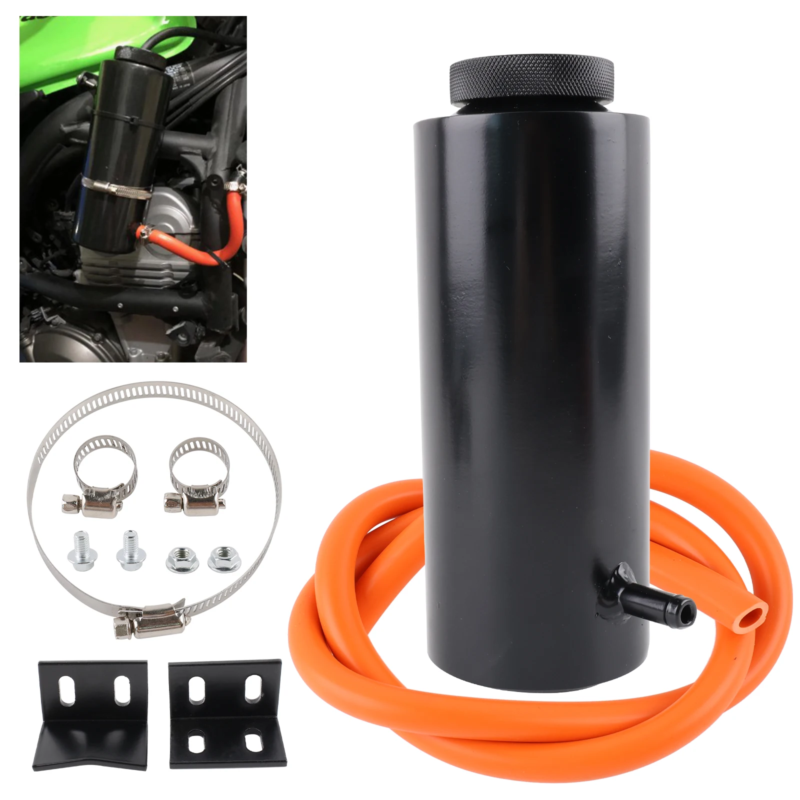 Aluminum-Universal-Radiator-Coolant-Tank-800ml-Expansion-Tank-Cooling ...