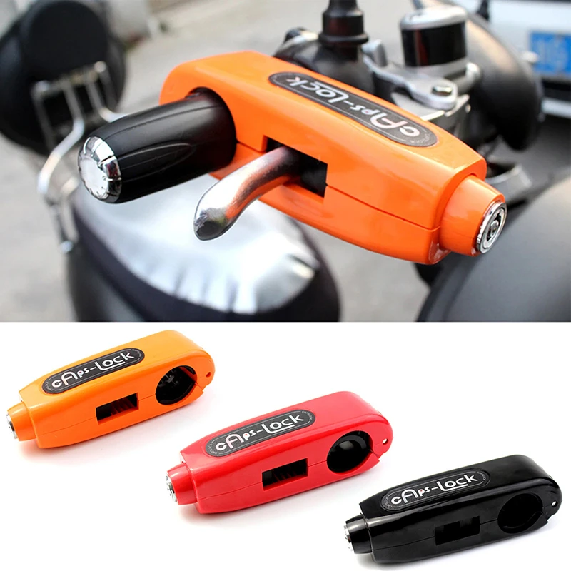 Motorcycle Grip Lock CNC Security Safety Locks Handlebar Handset Brake ...