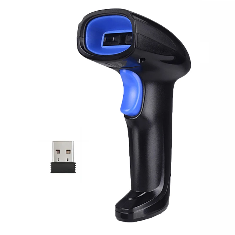 RS1100 Wireless Wired Barcode Scanner Bluetooth Handheld Barcode Reader ...