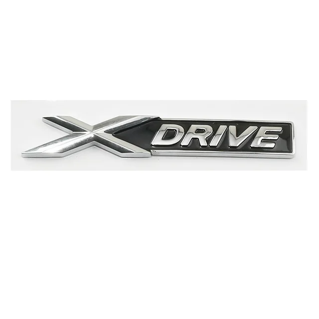 Car ABS XDrive Trunk Fender Door Logo Badge Emblem Decals Styling ...