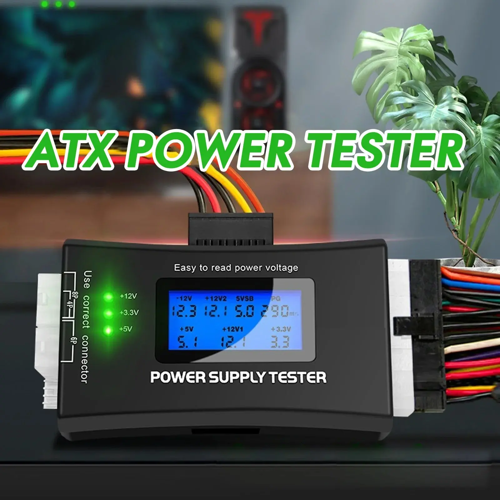 1PC-ATX-Power-Detection-Tool-Computer-Host-Power-Tester-portatile-in ...