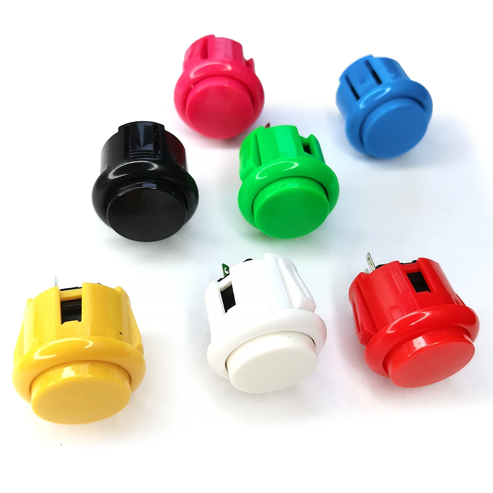 10PCS-30mm-24mm-Game-Push-Button-Switch-Copy-Sanwa-Obsf-Hitbox ...