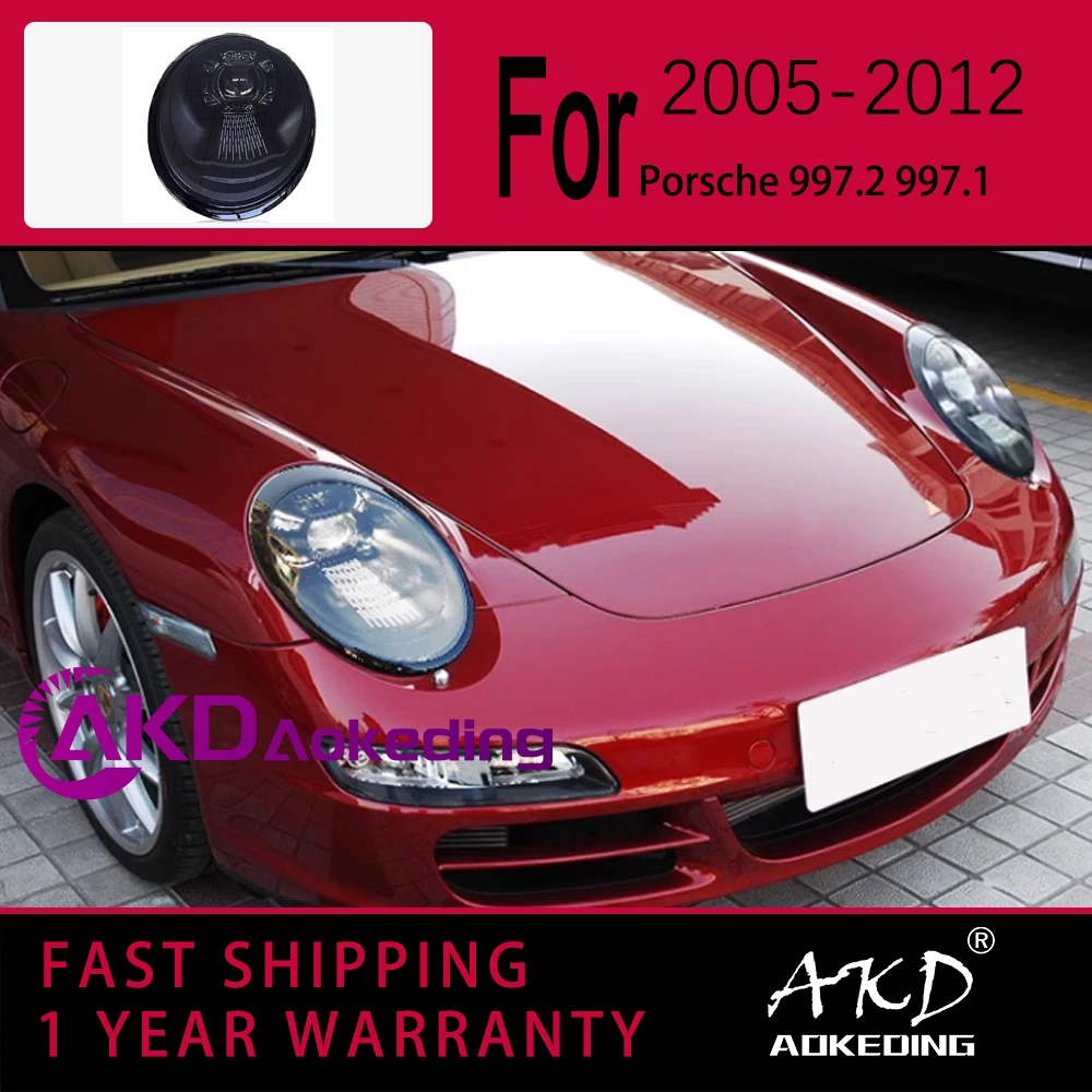 Car Lights for Porsche 997.1 997.2 LED Headlight 2005-2012 911 Head ...