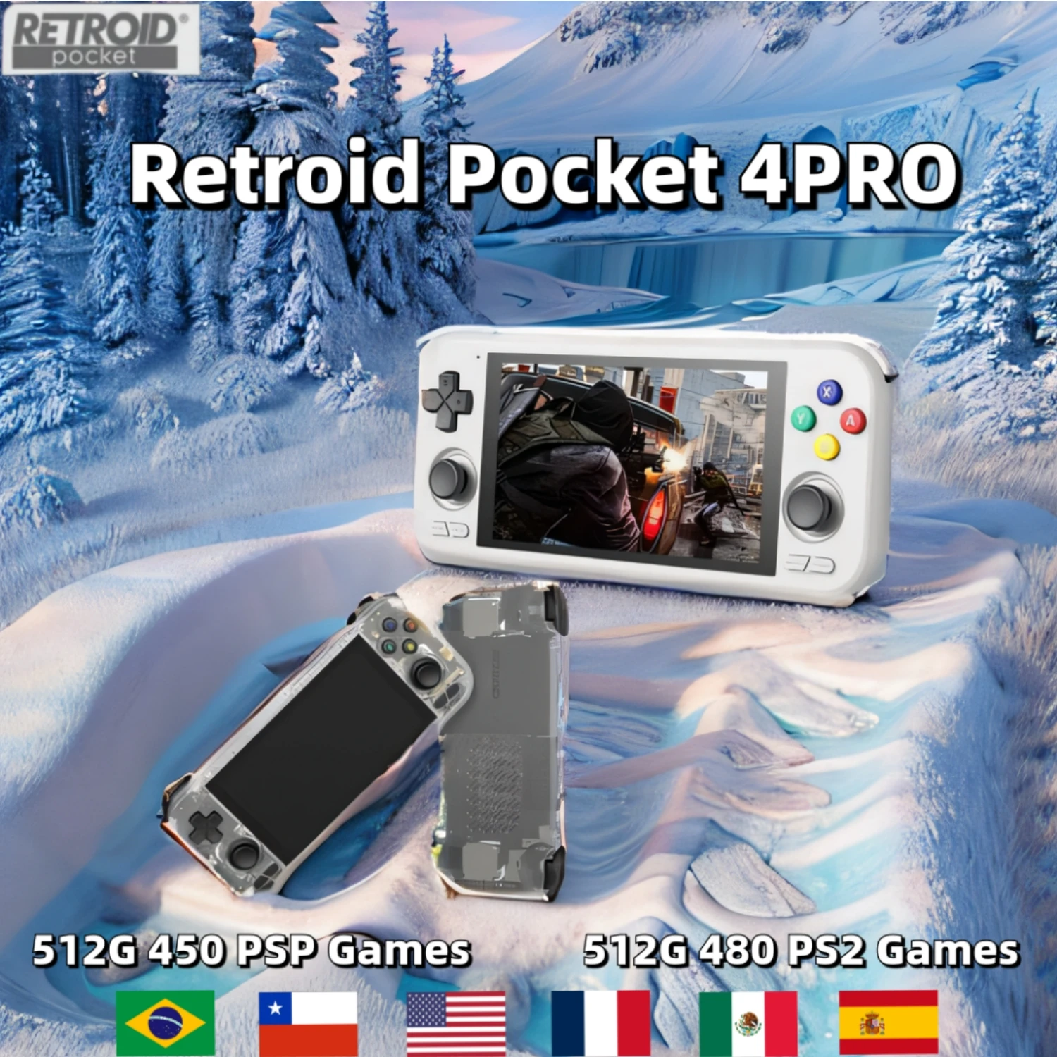 Retroid-Pocket-4-PRO-Retro-Handheld-Game-Console-Video-Player-512G-PSP ...