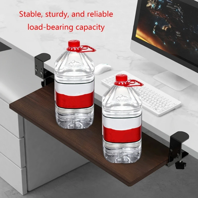 2-piece-set-Foldable-Sliding-Desk-Extension-Plate-Support-Clipon ...