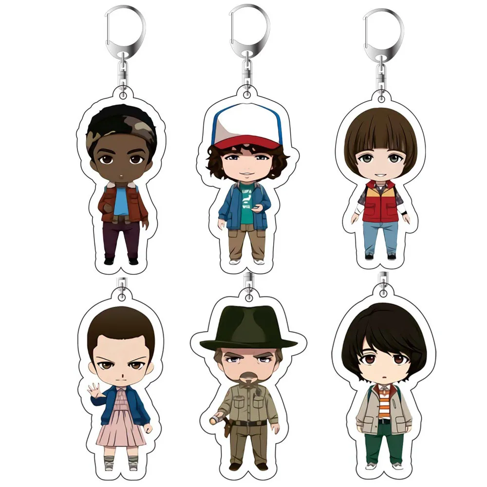 Strangers Things Keychains | Key Chain Stranger Things | Stranger ...