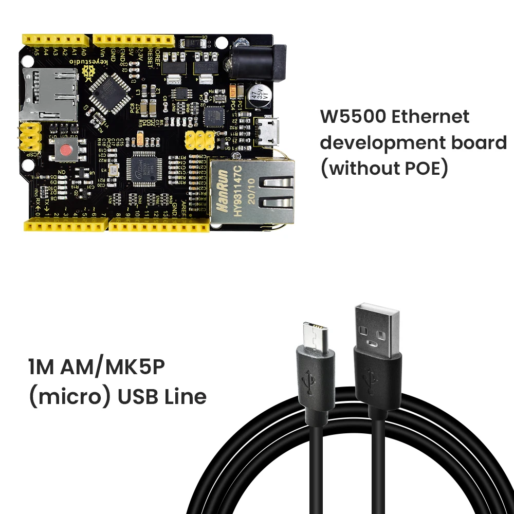 Placa De Desenvolvimento De Rede Ethernet Usb Para Arduino Unor3 ...