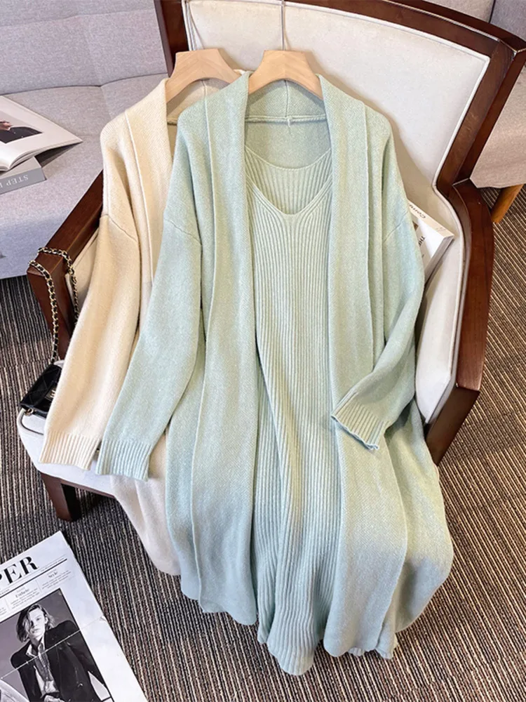 Autumn-Winter-French-Sot-Two-Piece-Sets-Women-Outfit-Korean-Casual-Long ...