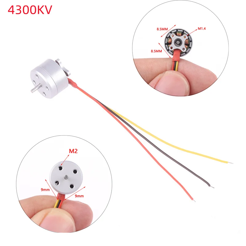 NEW-1104-Aeromodeling-Brushless-Motor-4300KV-Outrunner-Motor-Silent ...