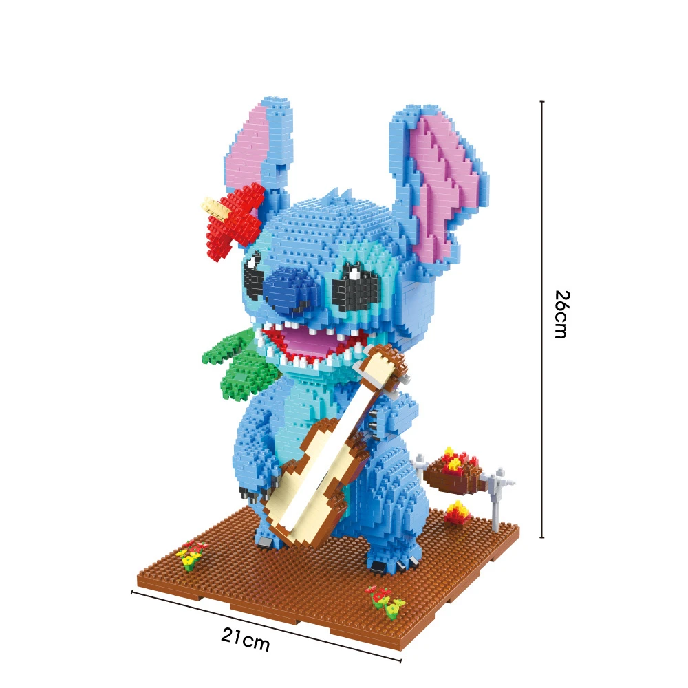 Model Building Blocks Stitch | Mini Building Block Stitch | Cute ...