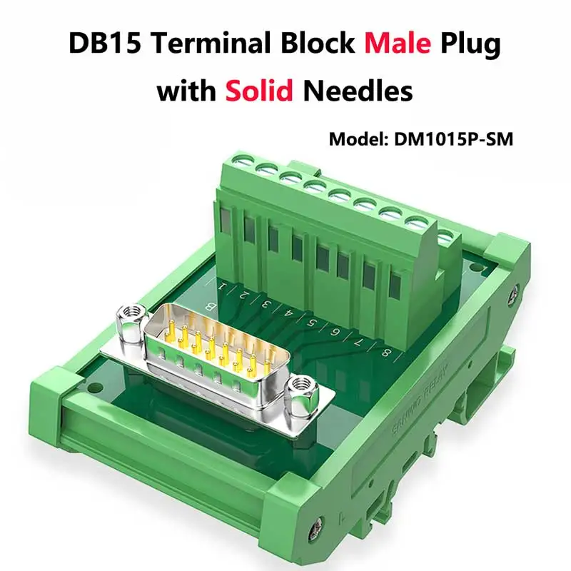 DB15-Welding-free-Male-Plug-Female-Socket-Relay-Terminal-Block-15-Pin ...