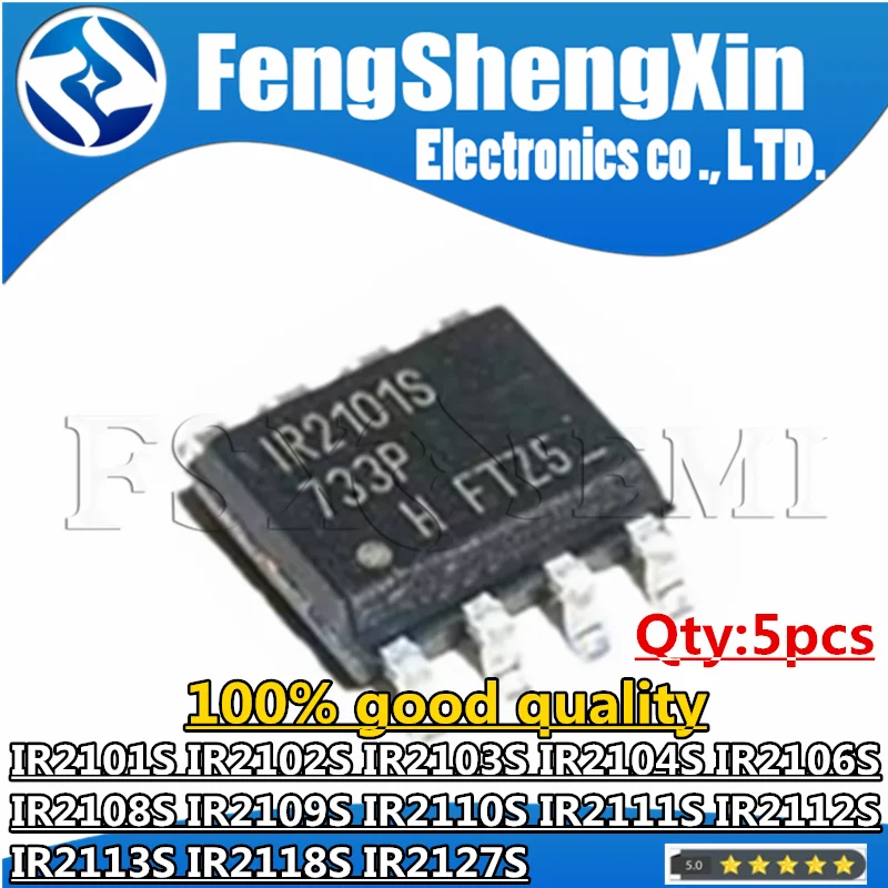 5pcs IR2101S IR2102S IR2103S IR2104S IR2106S IR2108S IR2109S IR2110S IR2111S IR2112S IR2113S ...