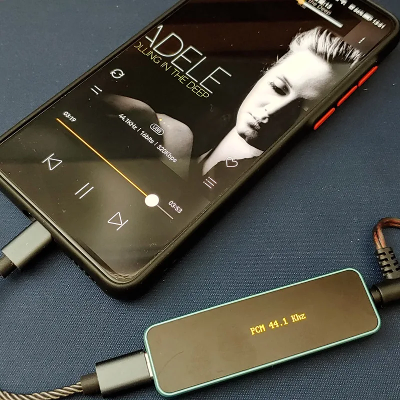 Câble adaptateur,DLHiFi F. Amplificateur AUDIO KS01 ES9603Q,Décodage ...