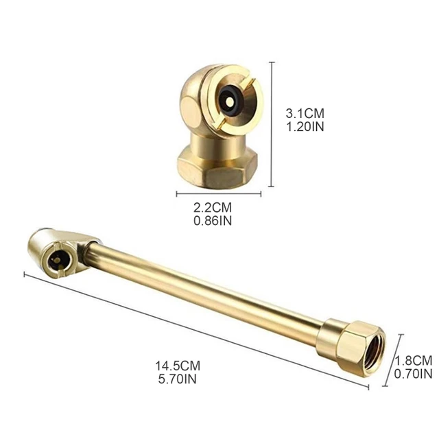 Air Compressor Air Chuck 4-Pack Heavy Duty Locking Air Chuck Set For ...