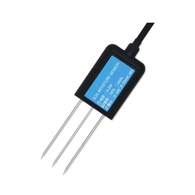 Soil Temperature Humidity Sensor Probe RS485 Output 0 5V 0 10V 4 20mA Analog Soil Moisture ...