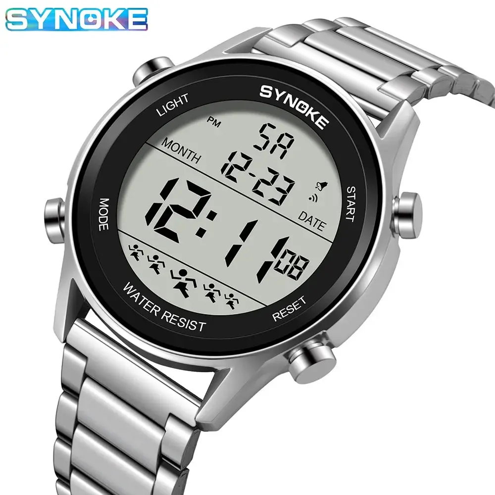 SYNOKE-Top-Luxury-Stainless-Steel-Strap-Sport-Watches-Mens-Waterproof ...