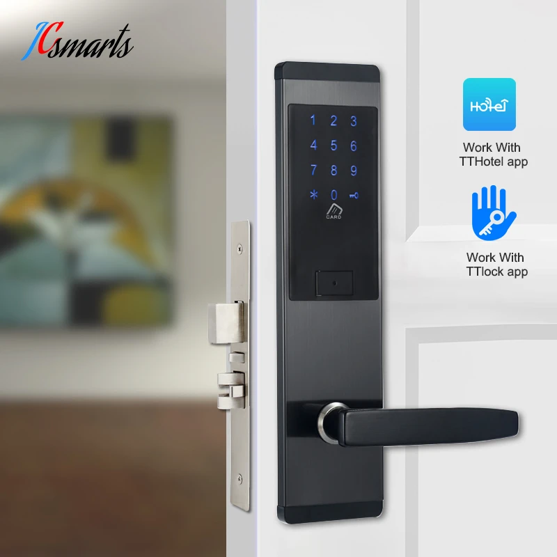 Black Color JCBL620 Electronic Smart Digital Door Lock Bluetooth App ...