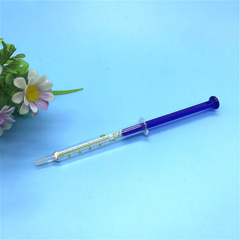 Glass Syringes Blue Core Glass Sampler 1 ml Lab Glassware Glass ...