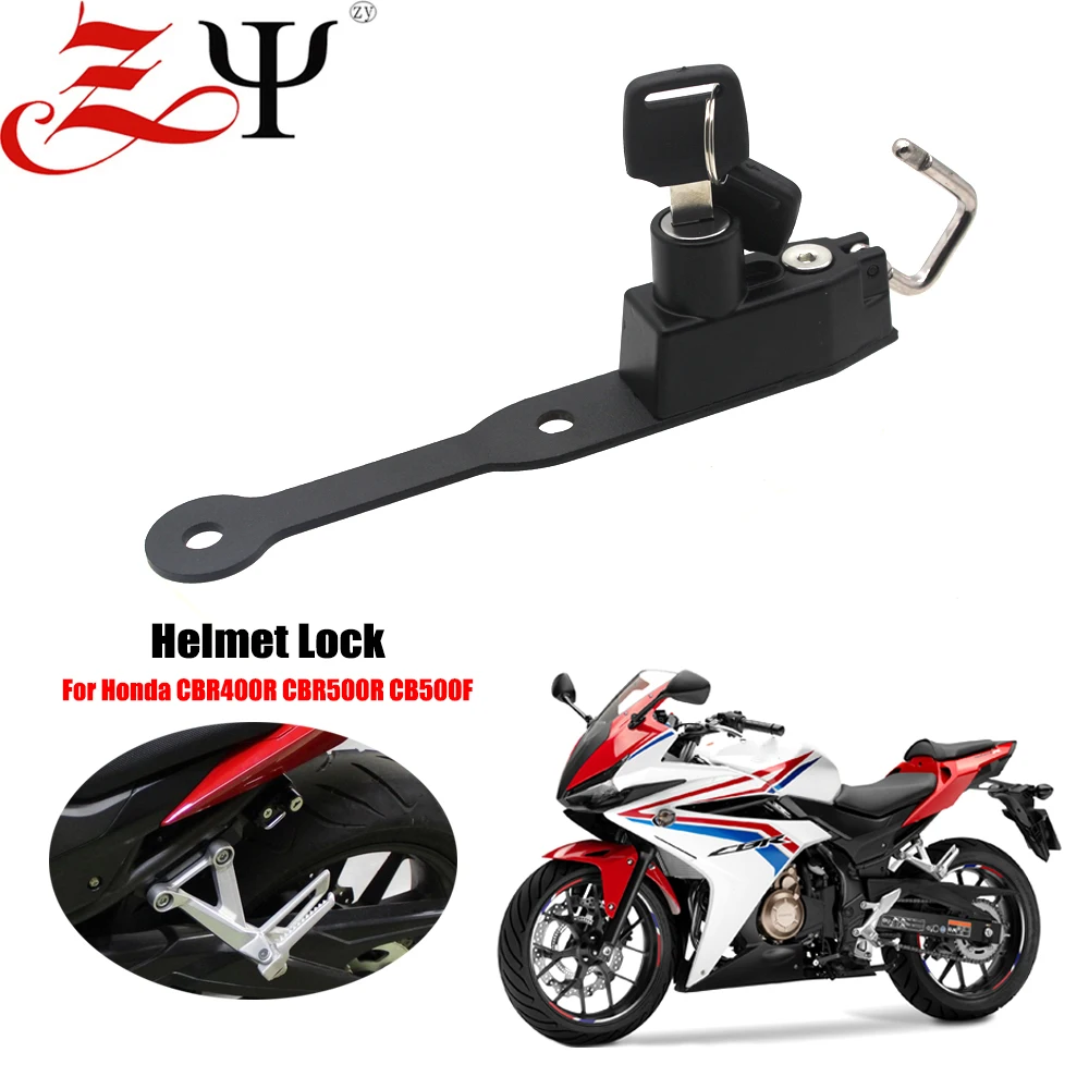 For-Honda-CBR400R-CBR500R-CBR650F-CB650F-CB500F-Motorcycle-Helmet-Lock ...