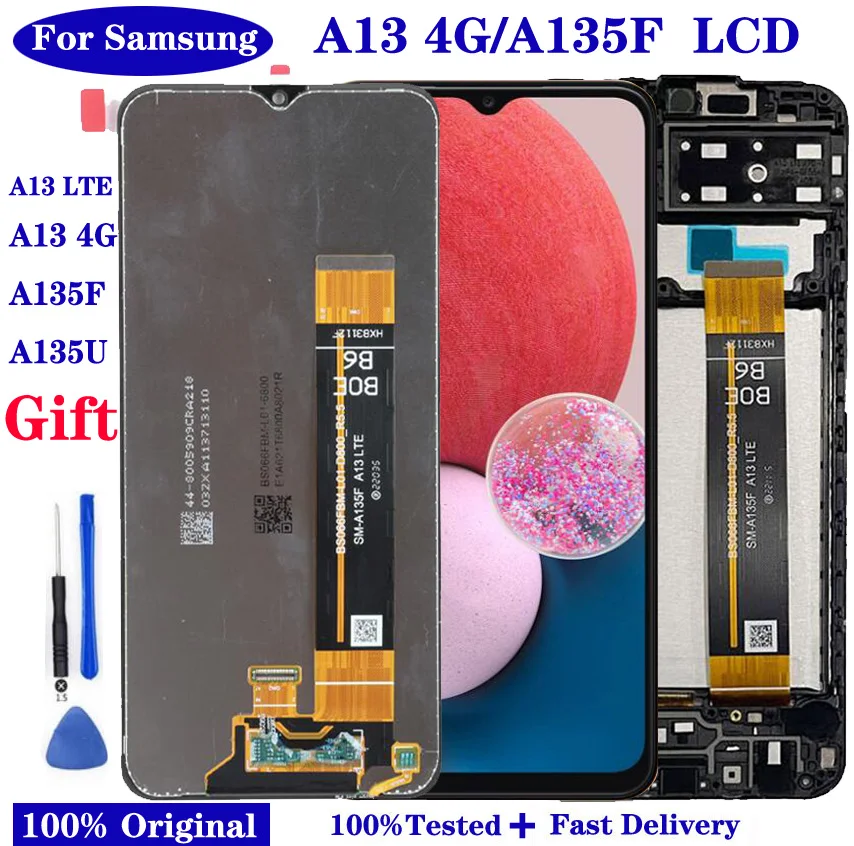 Original For Samsung Galaxy A13 4G A135 LCD Display Touch Screen ...